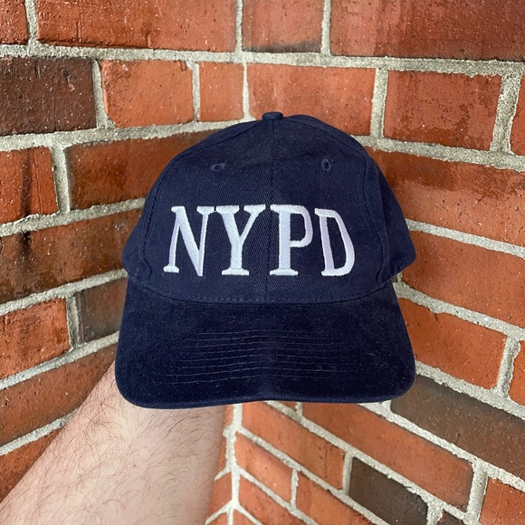 nissin | Accessories | Vintage 9s Nissin Nypd Embroidered Adjustable ...